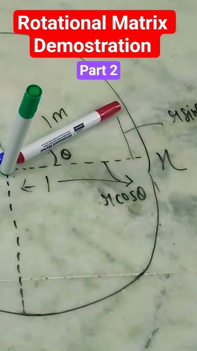 Rotational Matrix In 2D | Rotational Matrix Questions #ytshorts #shorts ...