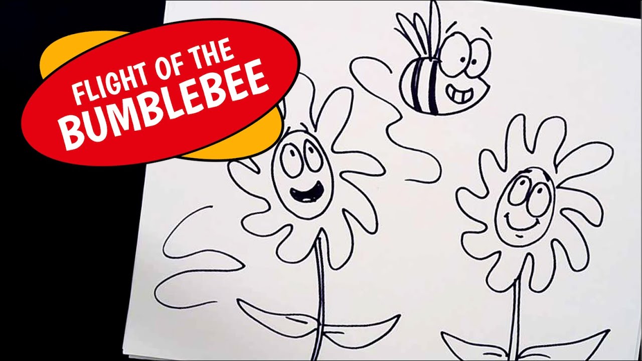 Cartoon Academy Quick Draws: Flight of the Bumblebee - YouTube