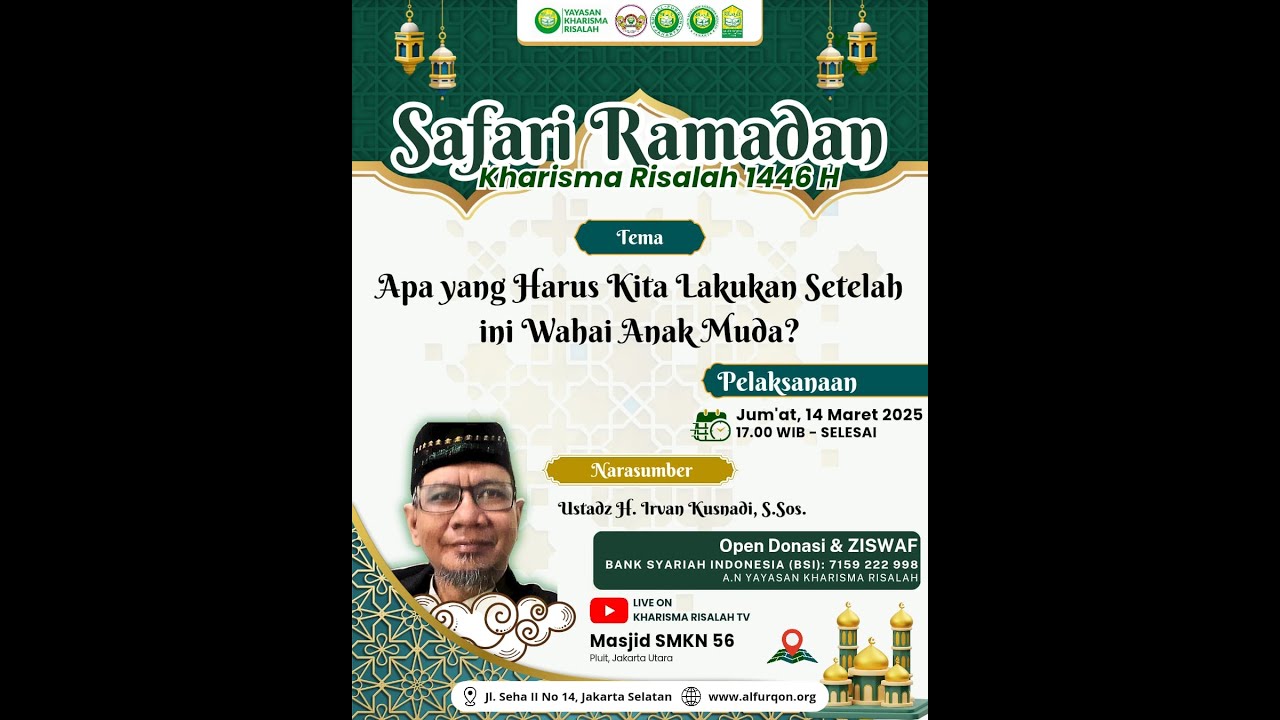 Ust. H. Irvan Kusnadi, S.Sos.⎮Safari Ramadhan 1446 H - YouTube