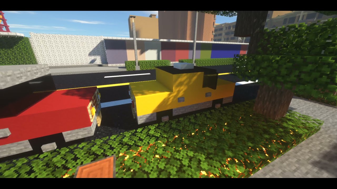 How to build a taxi in Minecraft (FAST) - YouTube