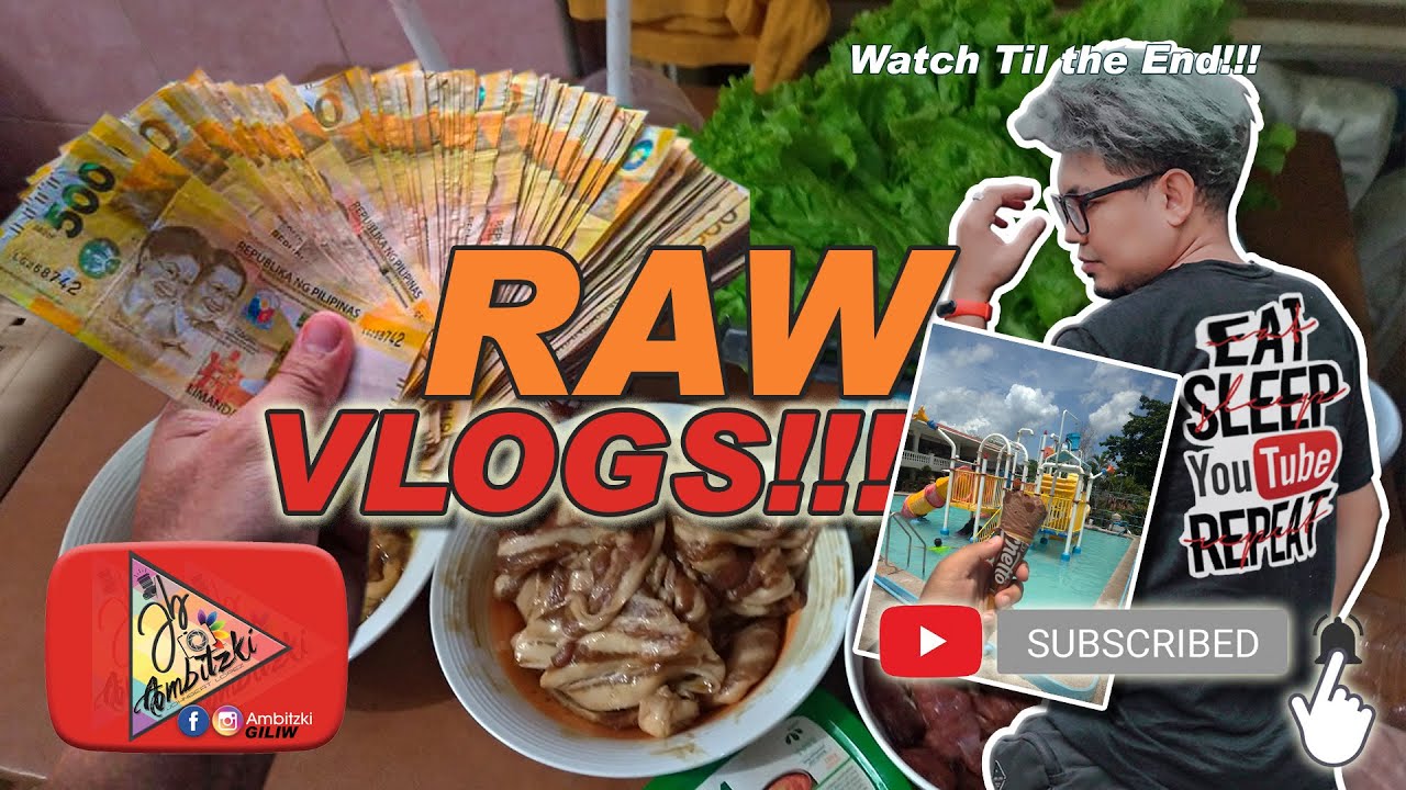 Raw Vlog ni GILIW | FOODS | On Shoot - YouTube