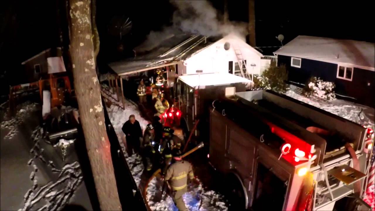 Rhode Island Fire Drone 2014 - YouTube