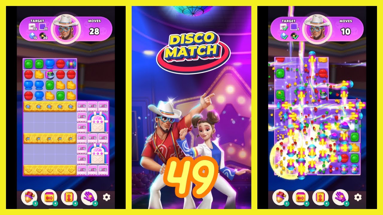 Disco Match Gameplay 49 - YouTube
