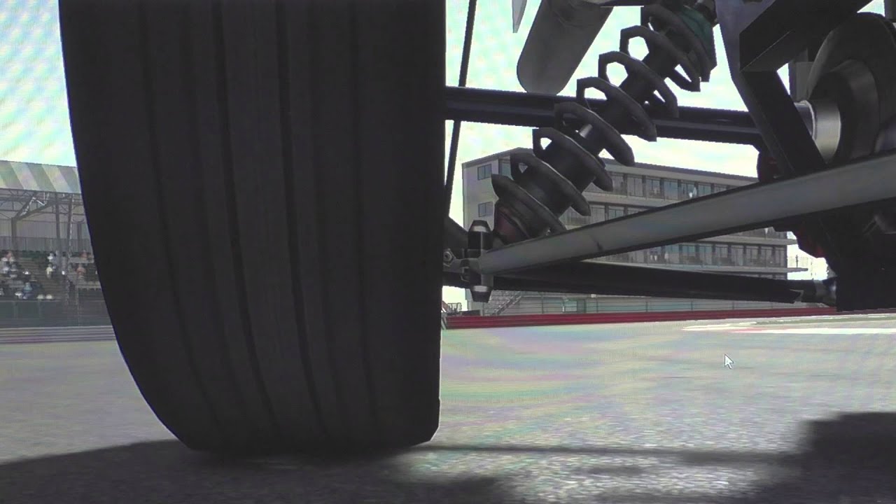 rFactor 2 Tire deformation (rear tire and suspension) - YouTube
