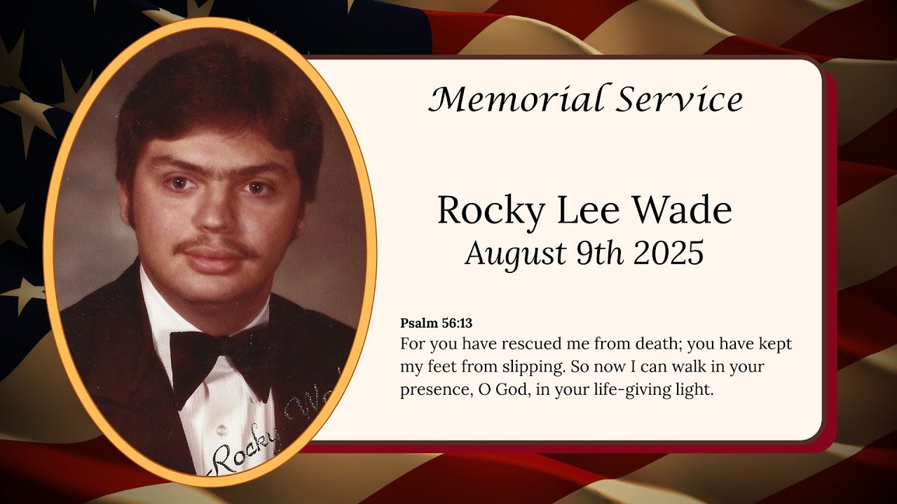 8.9.25 Rocky Wade Funeral - YouTube