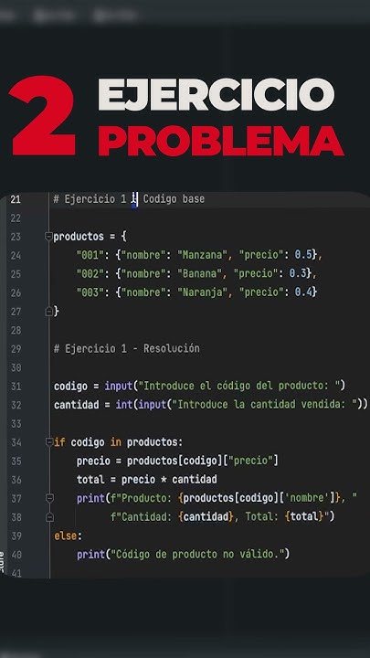 EJERCICIO N°2 - Serie de Python: Problema - YouTube