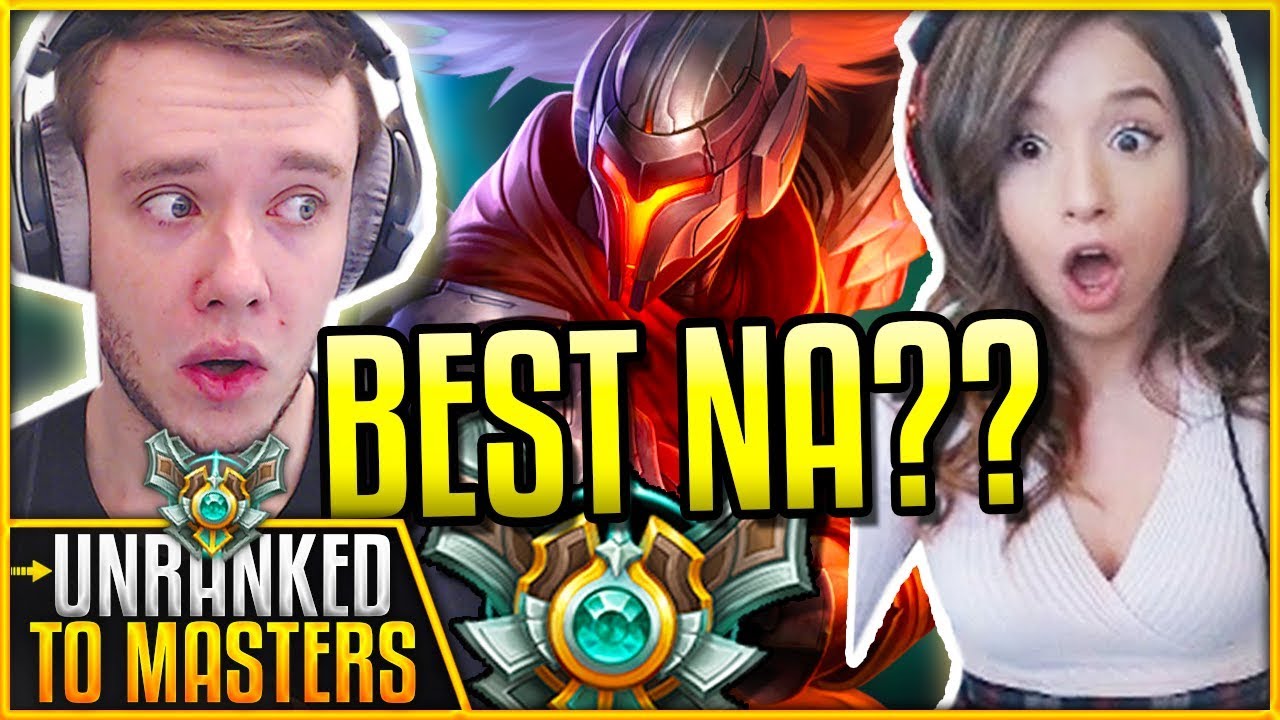 POKIMANE CALLS ME BEST YASUO NA?! Duo w/ Poki - Unranked To Masters ...