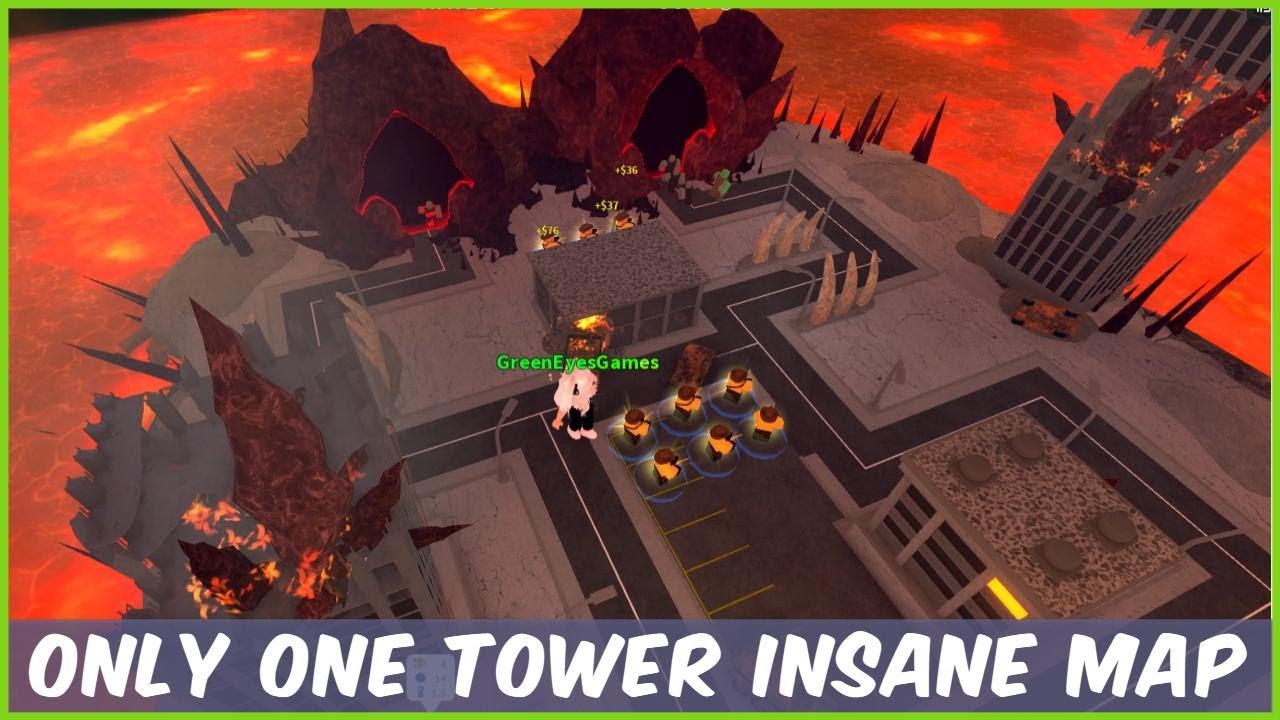 SOLO ONLY ONE TOWER INFERNAL ABYSS 🛡️ Tower Defense Simulator Challenge ...