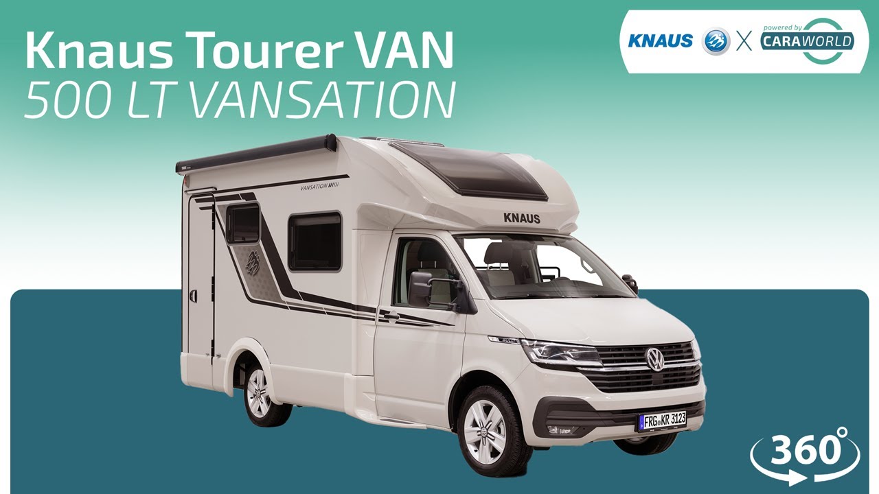 Knaus Tourer Van 500 LT Vansation- -360° Roomtour - Modell 2025 - YouTube