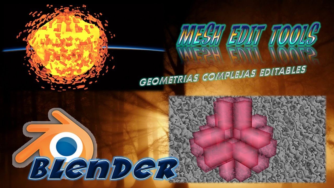 BLENDER MESH EDIT TOOLS ESPAÑOL tutorial - YouTube