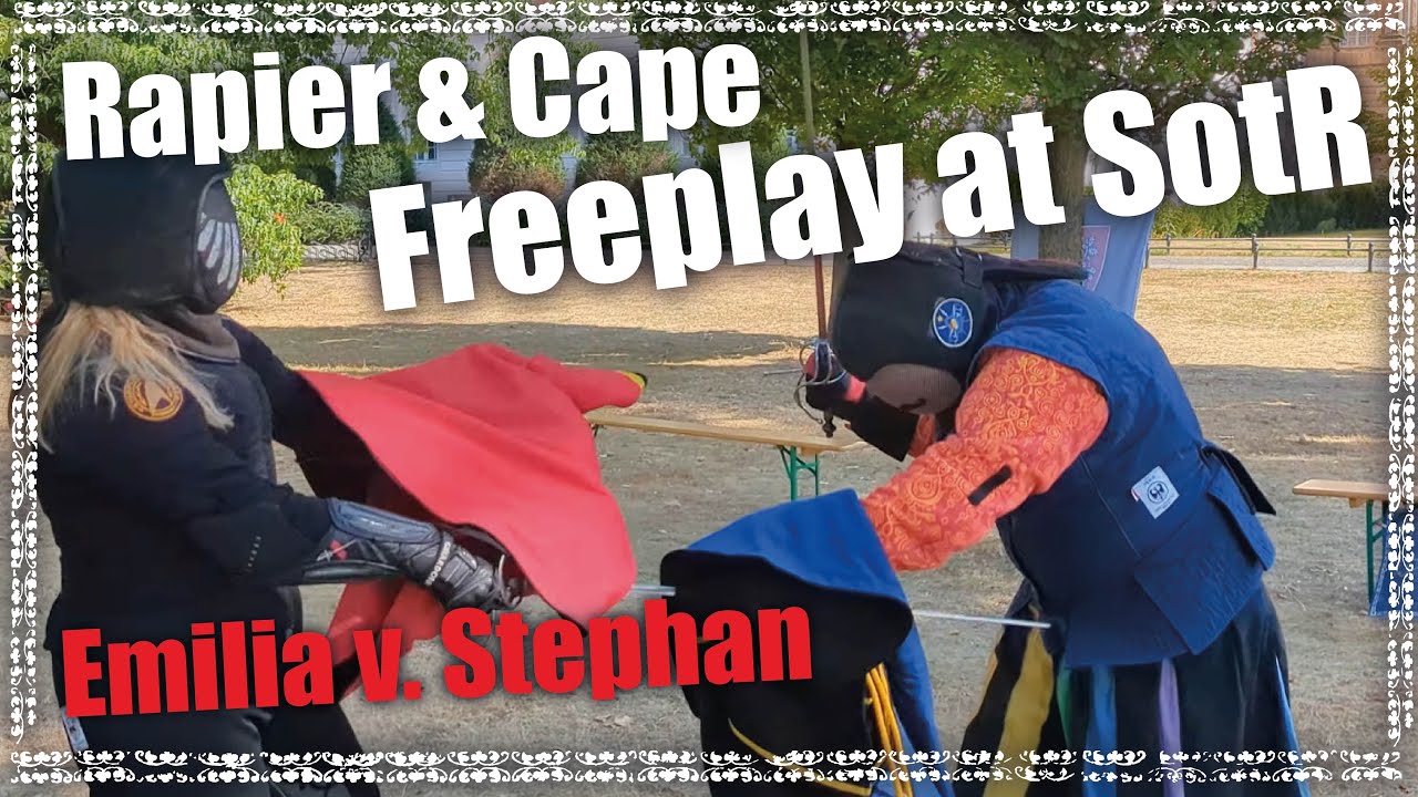 Sparring - Rapier & Cape: Emilia & Stephan @SotR V - YouTube