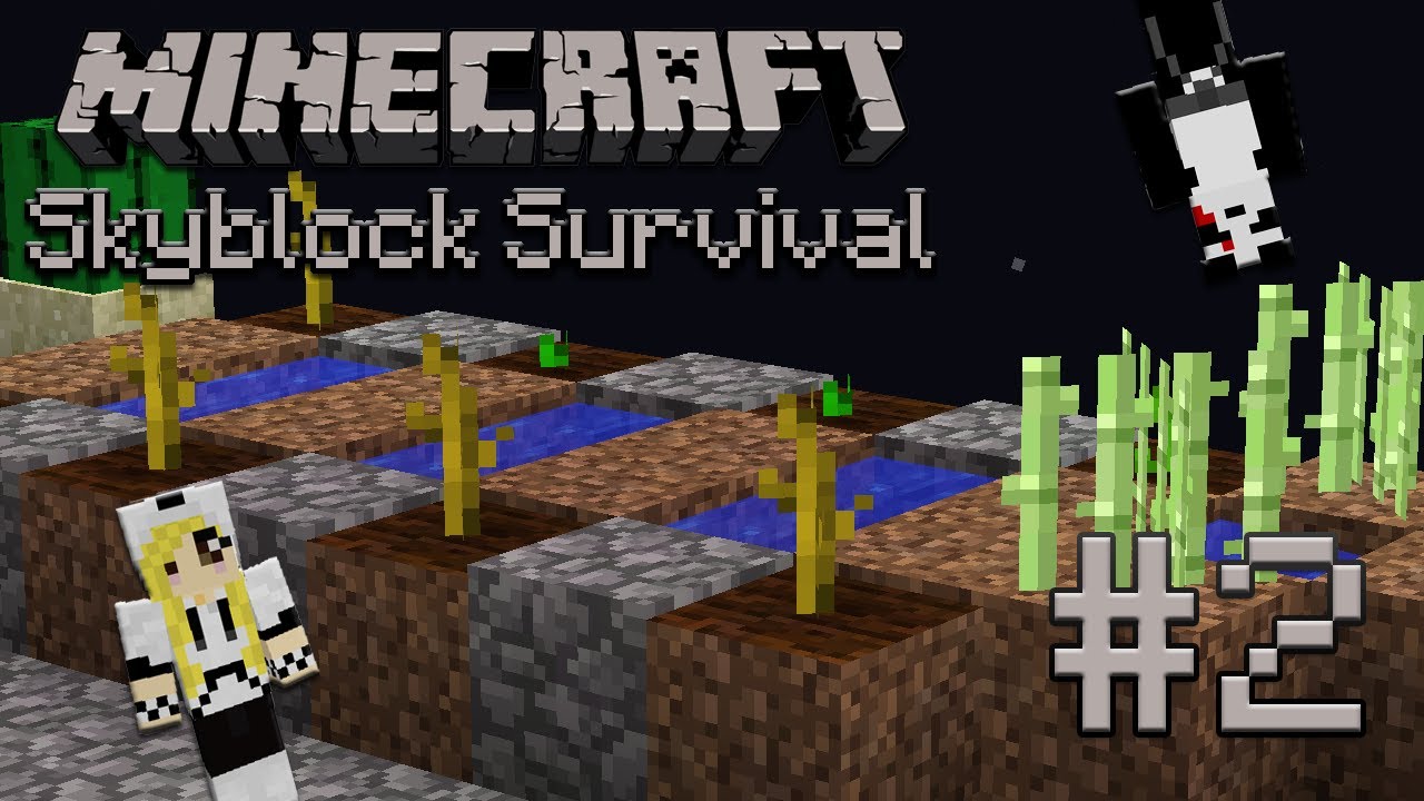 Minecraft Skyblock Survival - Episode 2 - Tree Farm - Featuring ...