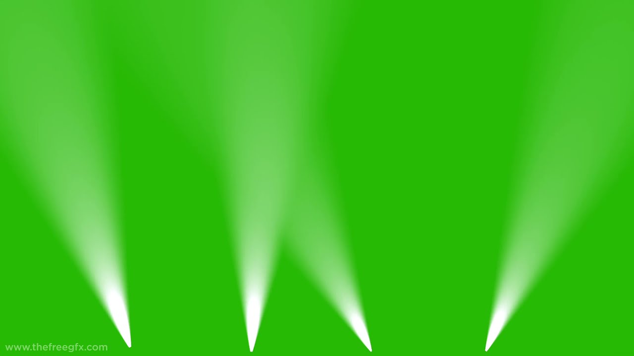 spot lights green screen video - YouTube