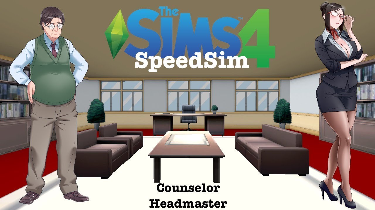 Councelor y Headmaster II Sims 4 Yandere Simulator SpeedSim - YouTube