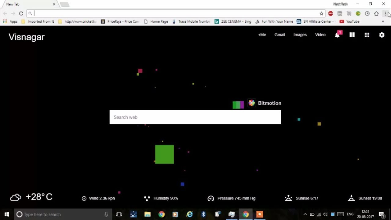 How to remove bitmotion tab from chrome - YouTube