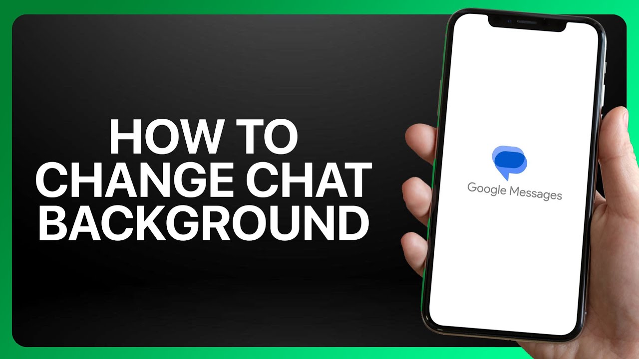 How To Change Chat Background in Google Messages Tutorial - YouTube