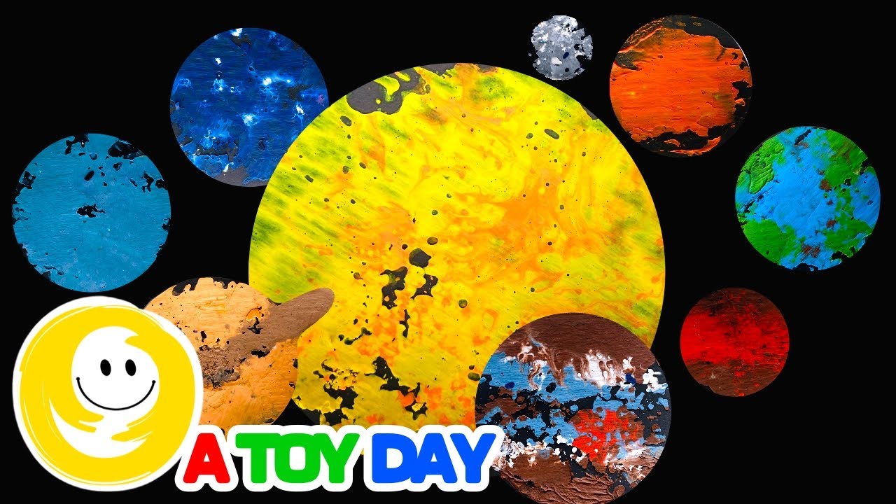 DIY Melted Crayon Solar System BOOK 🖍️| 8 Planets for kid | Planets ...