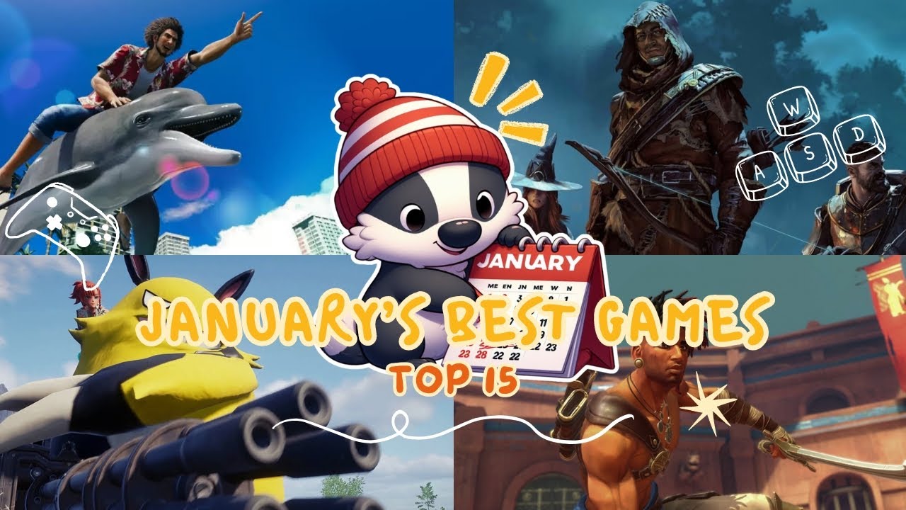 BEST 10 Games of January 2024 - YouTube