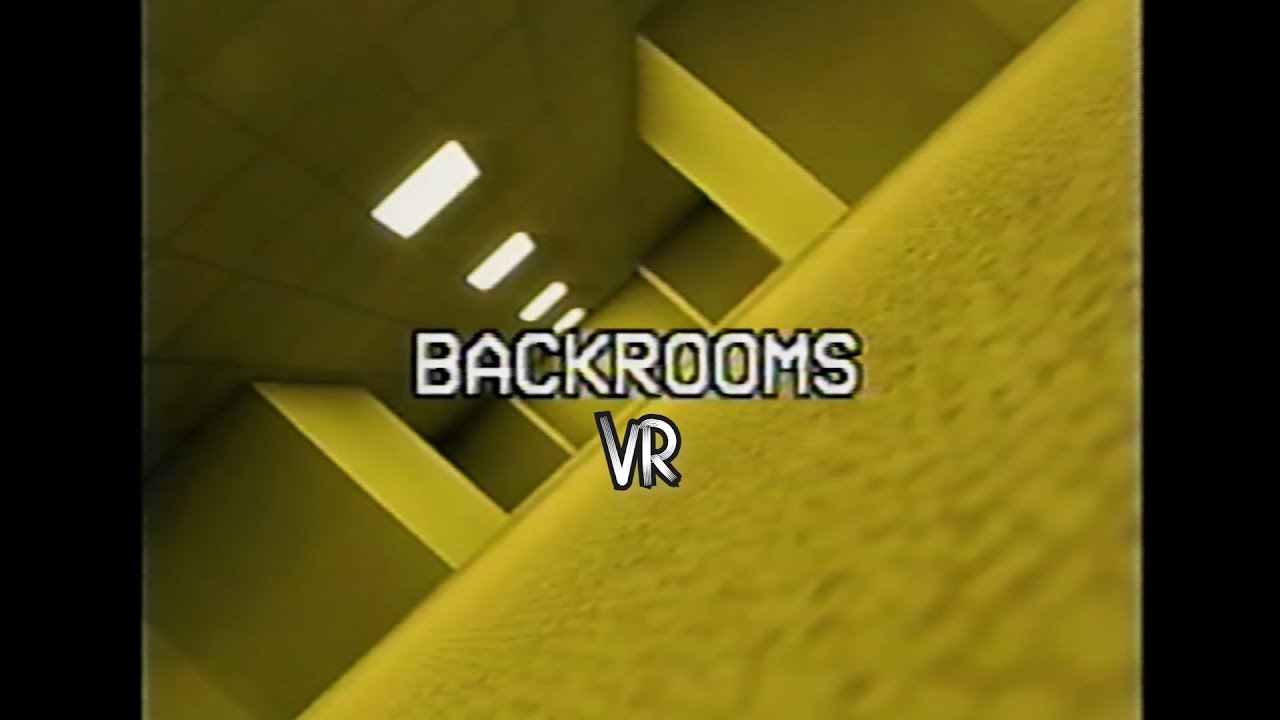 The backrooms in vr... - YouTube