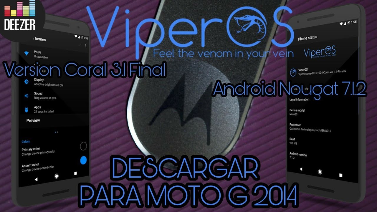 LA MEJOR ROM VIPER OS FINAL PARA TU MOTO G2 2014 - YouTube