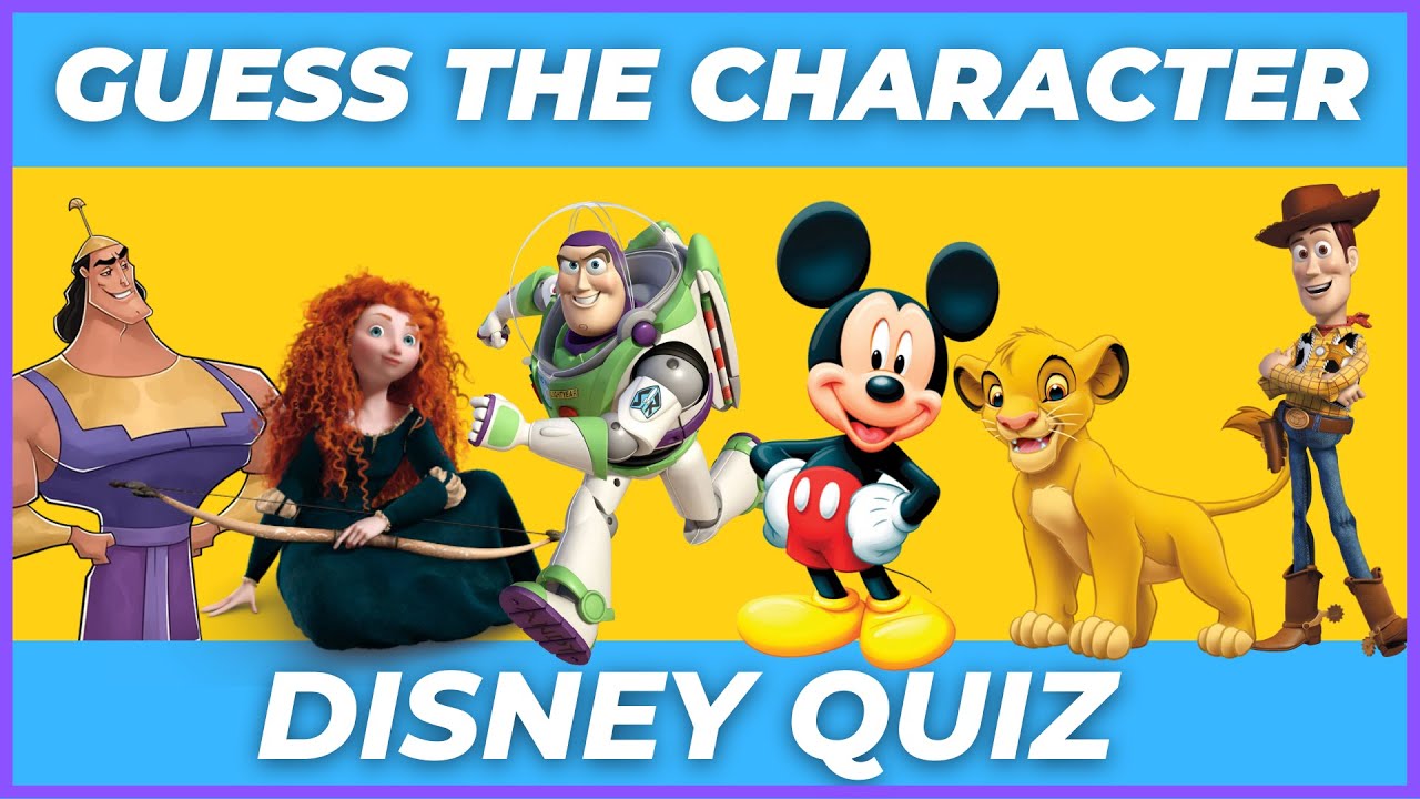 Can you Guess the Disney Character? | Disney Quiz - YouTube