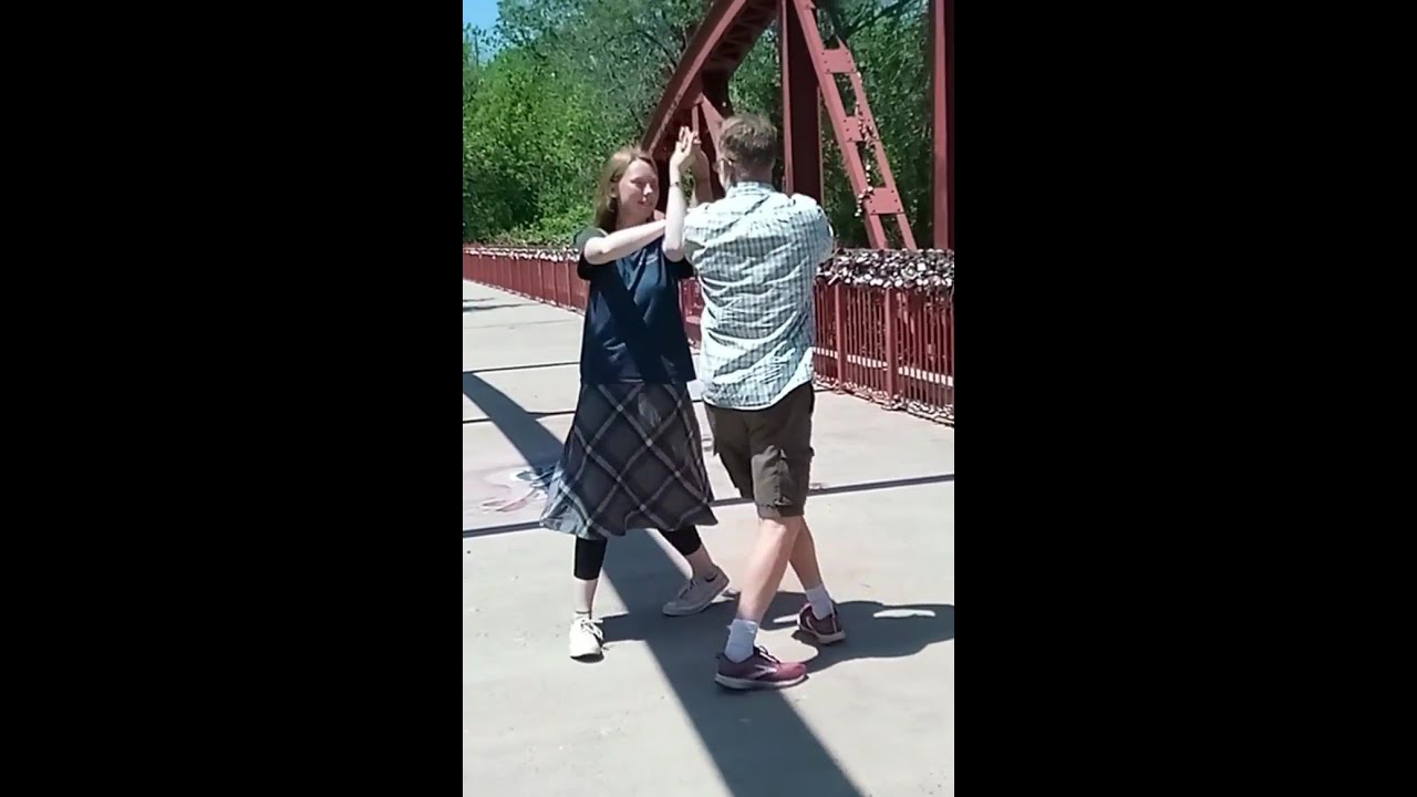 Dancing with Daddy on bridges! - YouTube