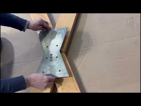 Making Saint Andrew's Cross BDSM ( crux decussata, X-cross, X-frame or saltire cross)