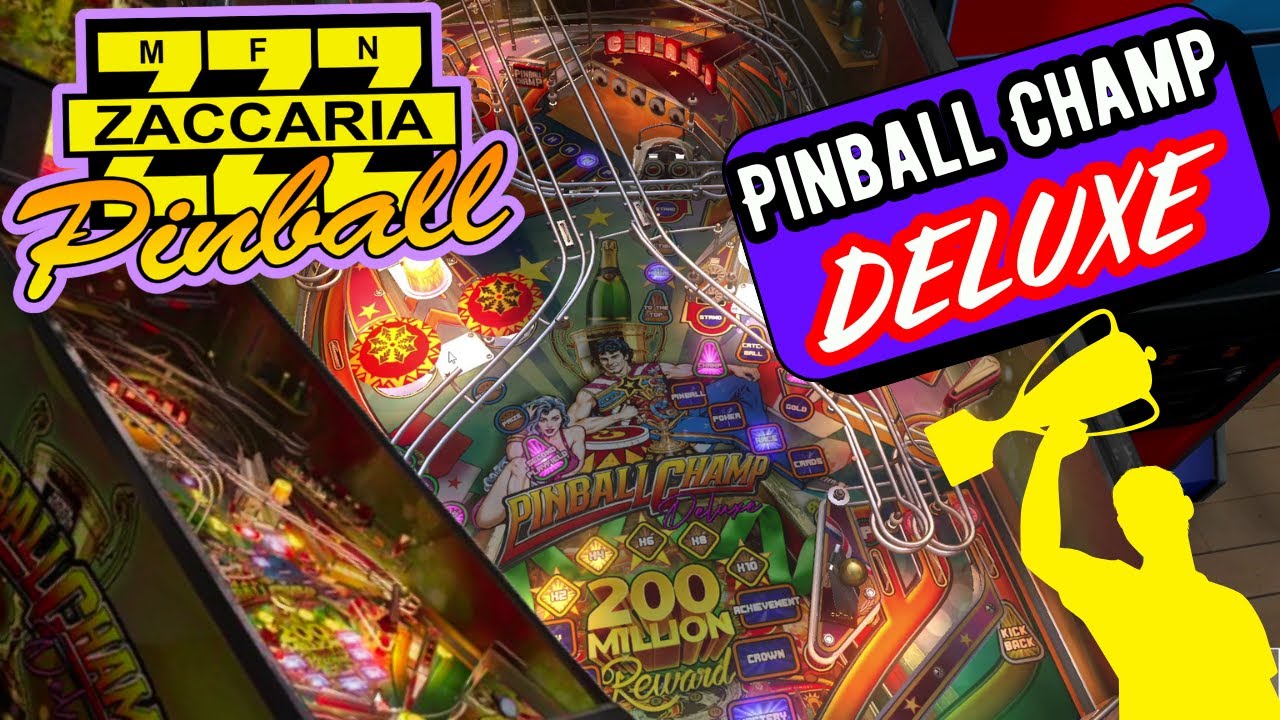 Zaccaria Pinball | Pinball Champ Deluxe (2025) NEW - YouTube