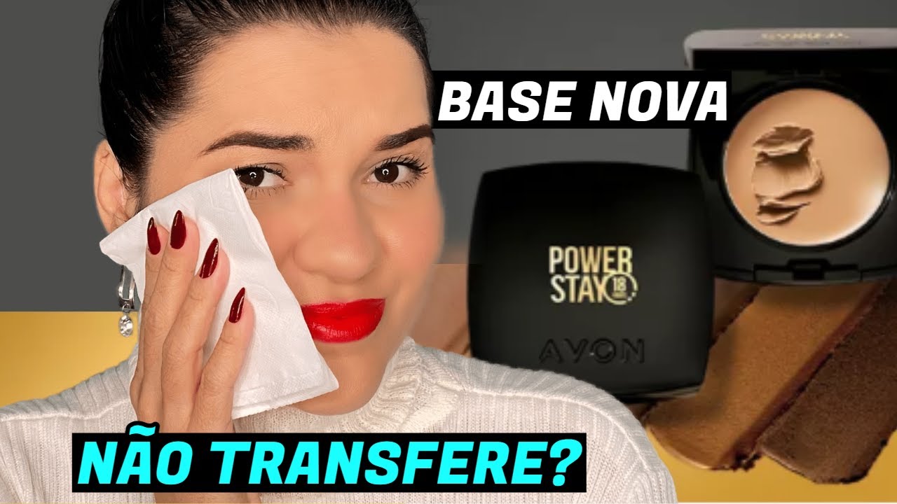 TESTANDO A NOVA BASE DA AVON - Essa é a Nova BASE 3 EM 1 COMPACTA POWER ...