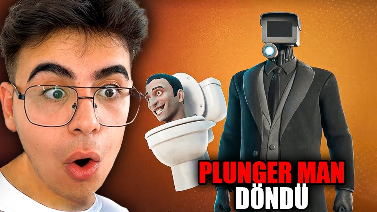 Skibidi Toilet FORTNİTE 'a GELDİ! (PLUNGER MAN DÖNDÜ) - YouTube