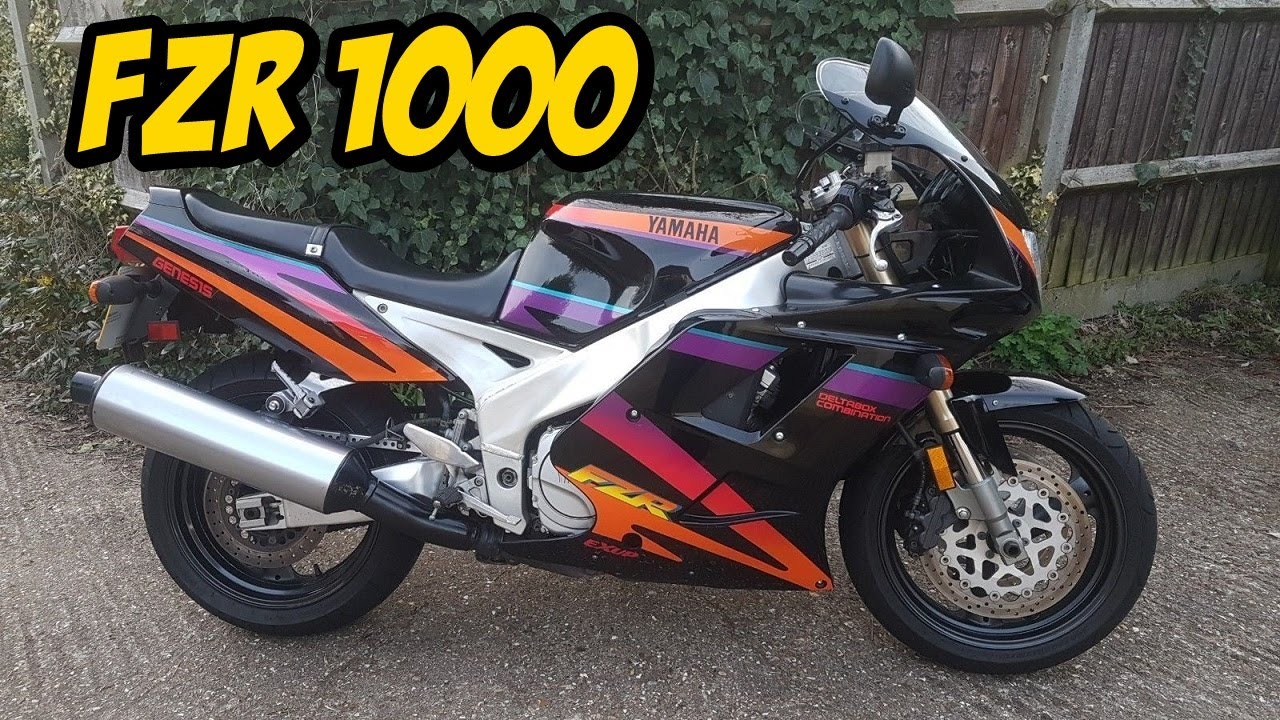 O FOGUETE INCRÍVEL YAMAHA FZR 1000 - ANTECESSORA DA R1 - YouTube