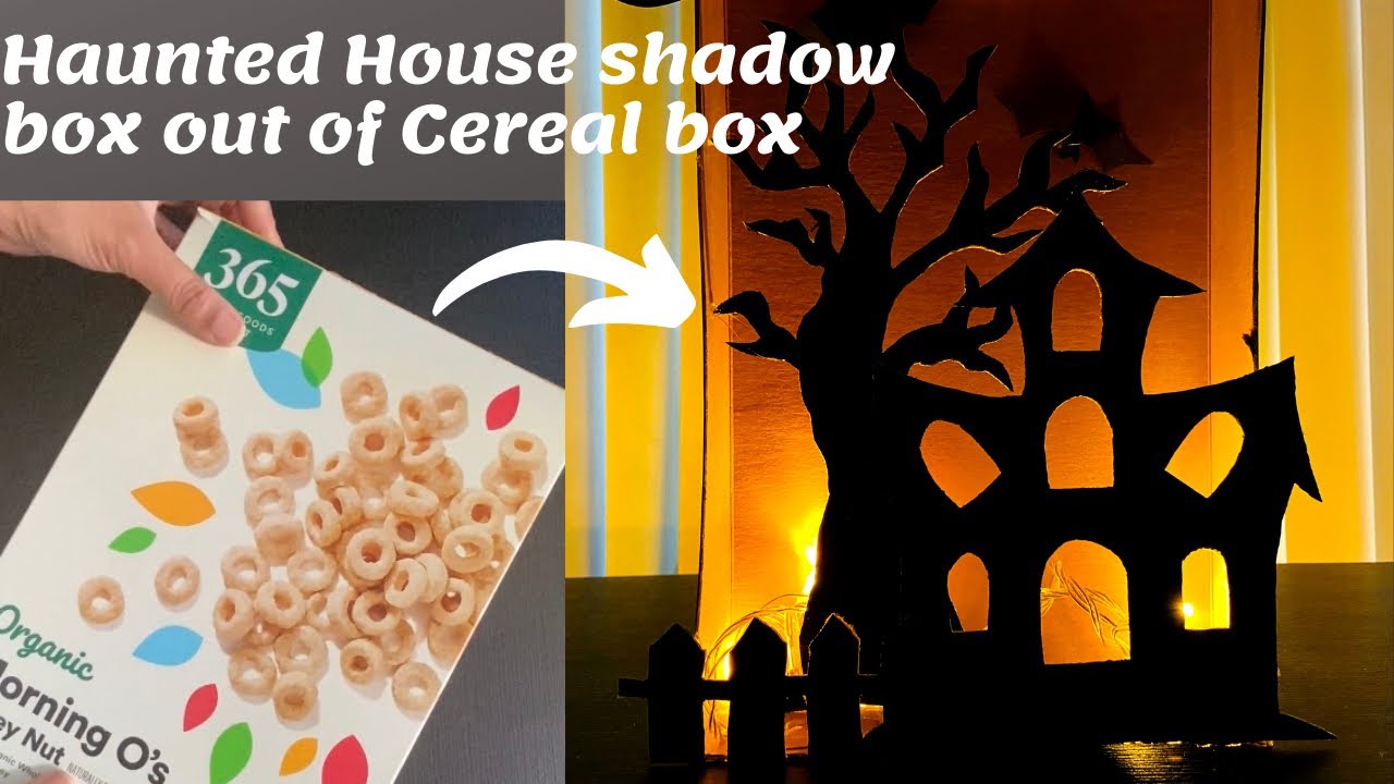 Halloween Shadow Box | Haunted House Halloween DIY | Halloween ...