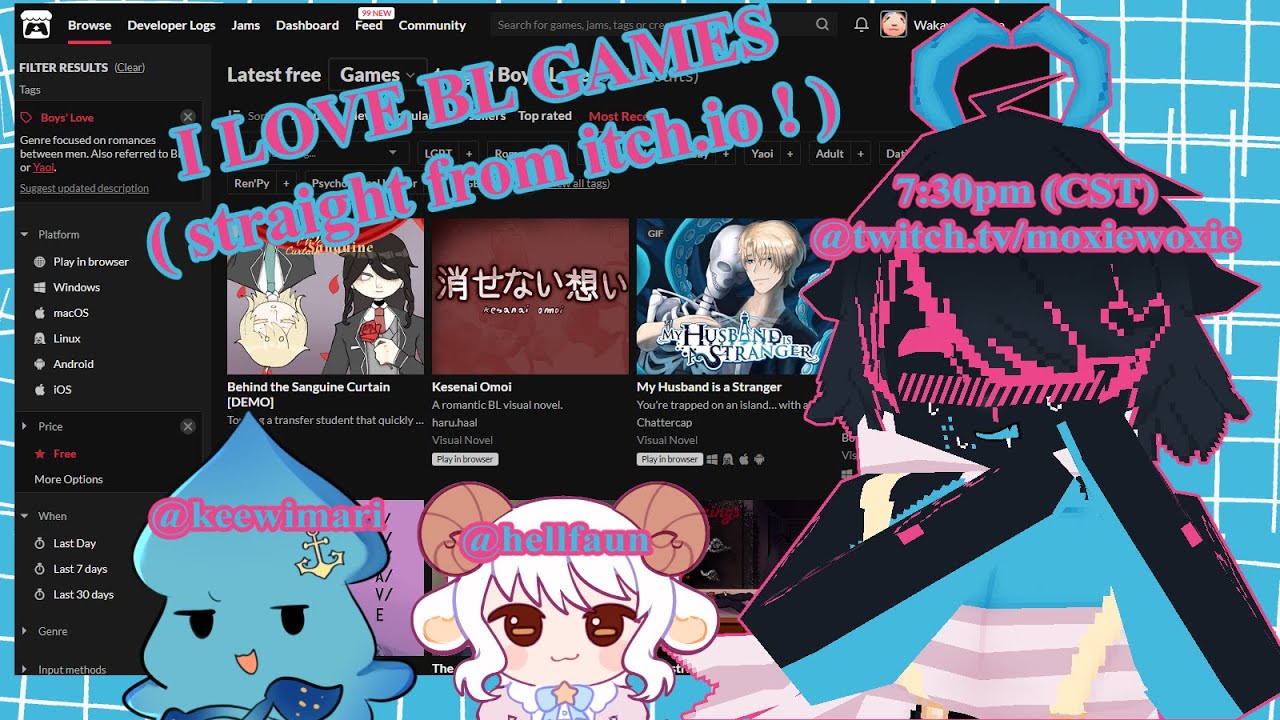 Fujoing out With - Adopt A Boyfriend by Kalamos Games [2] - YouTube