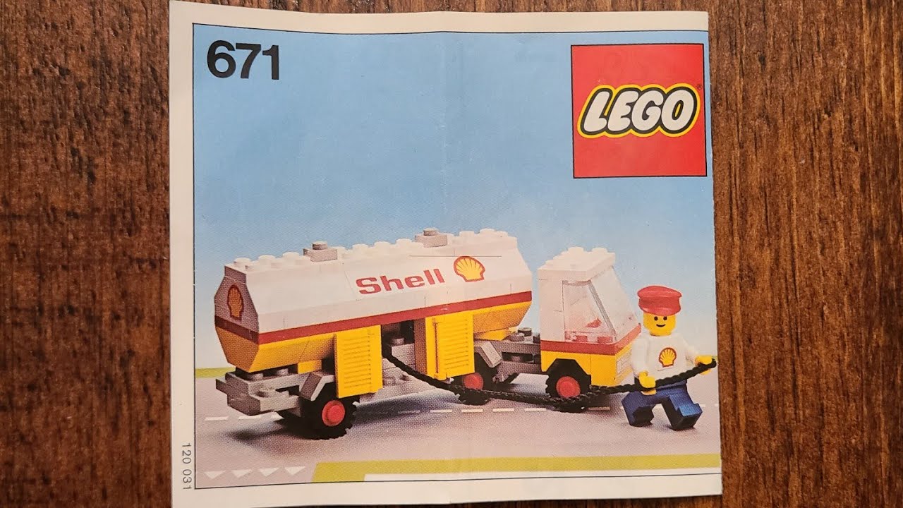 Lego Model 671 Shell Petrol Tanker - YouTube
