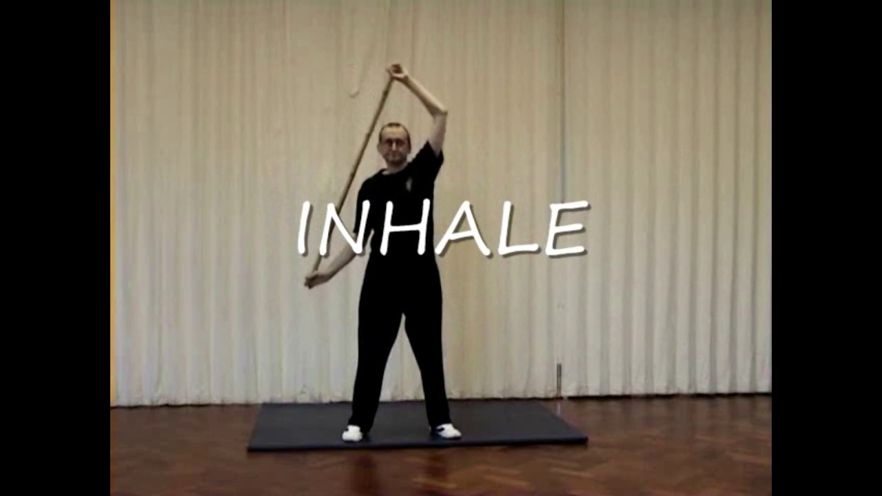 "Twisting the Snake" 4/17 Jiangan (Chinese Wand Exercises) - YouTube