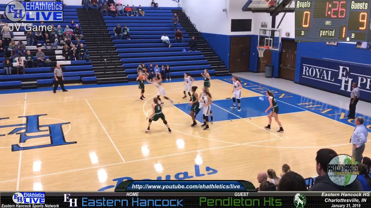 JV Girls Basketball- Eastern Hancock Royals vs Pendleton Heights ...