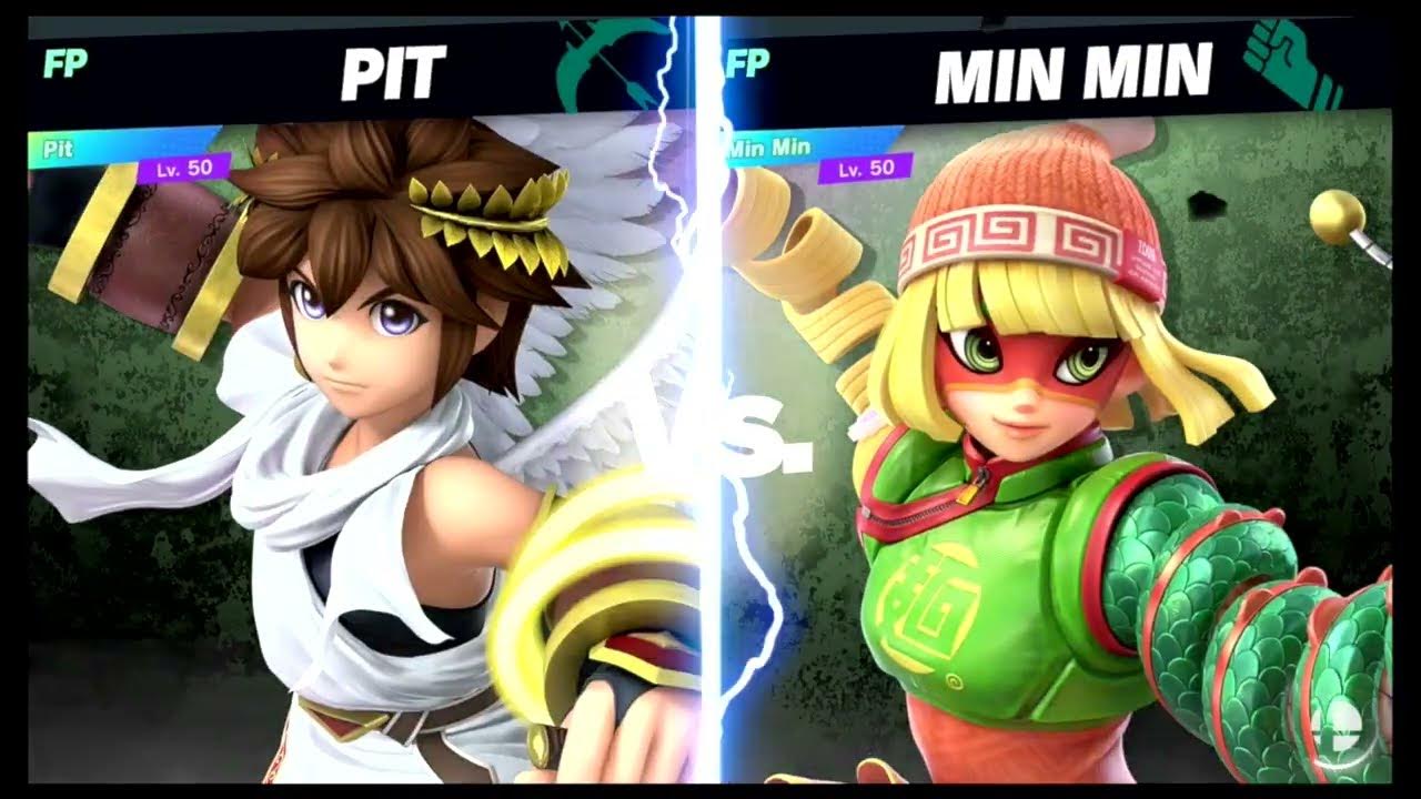 Super Smash Bros Ultimate Amiibo Fights – Pit vs the World #83 Pit vs Min Min - YouTube