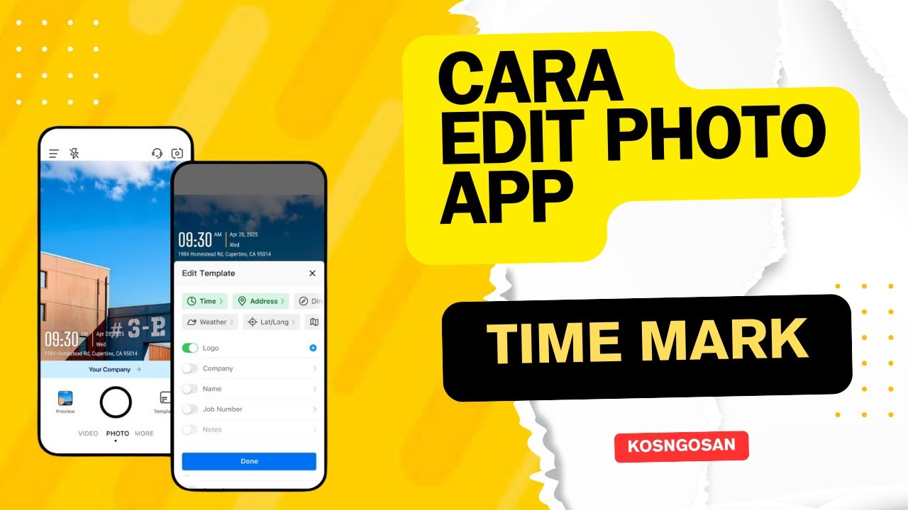 Cara Edit Foto Timemark yang Sudah disimpan Sebelumnya - YouTube
