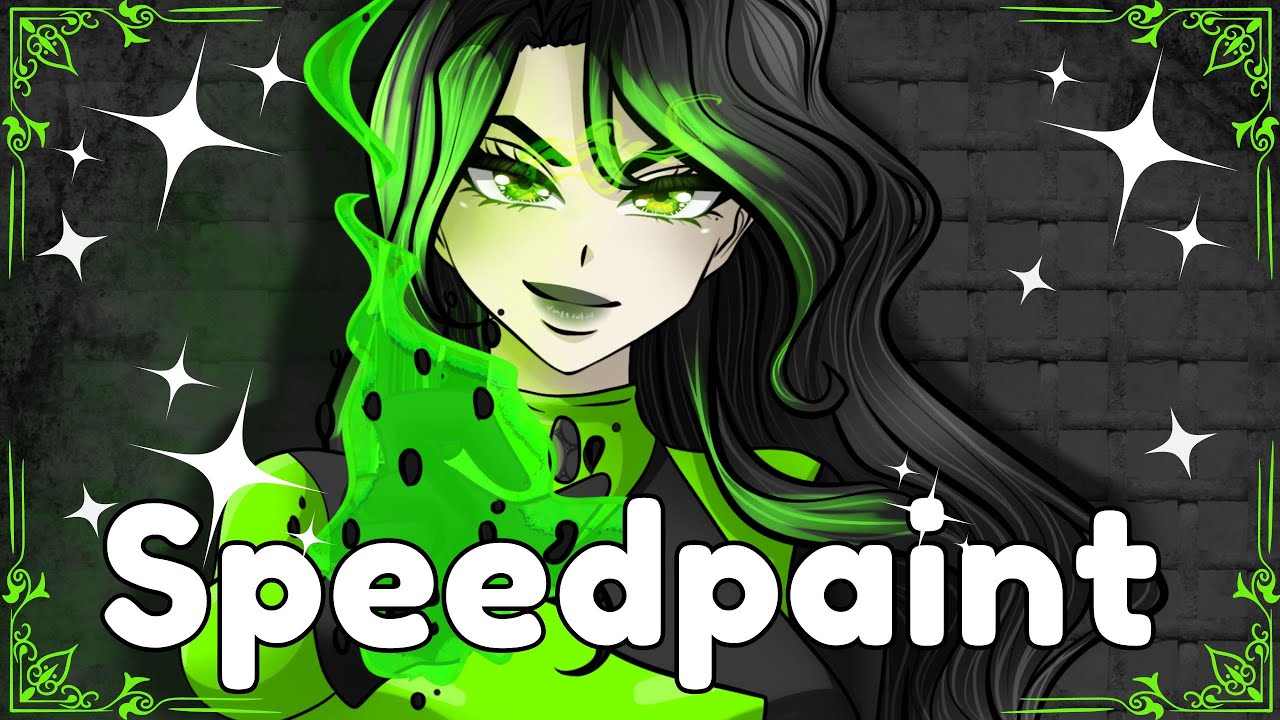 Kim Possible Let's DRAW Shego【FANART / SPEEDPAINT】 - YouTube