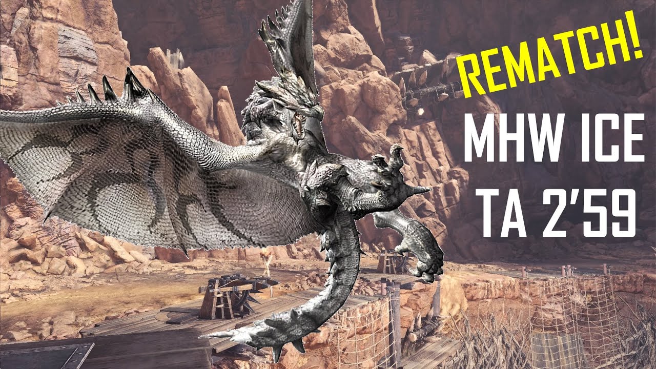 MHW ICE - Silver Rathalos Solo (Gunlance) - 2'59 - YouTube