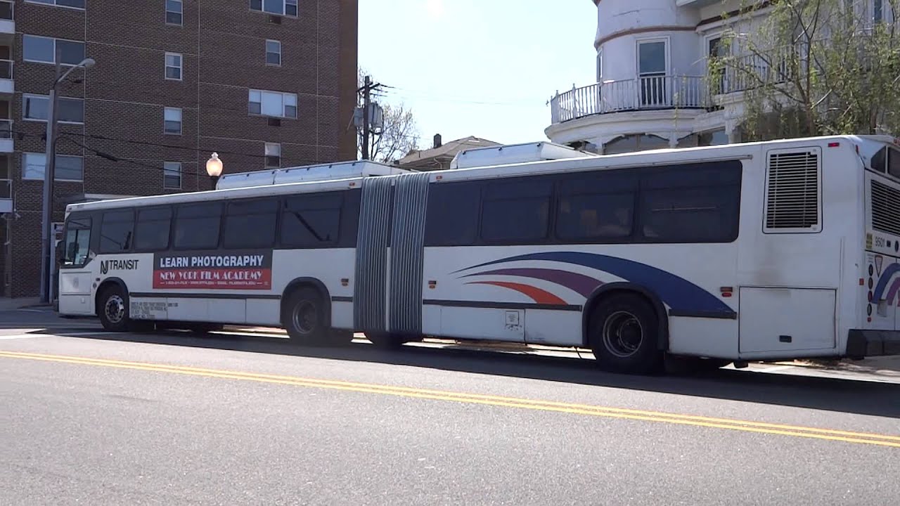 NJT Neoplan AN459 #9501 on the 128 to New York (Outside) in HD - YouTube