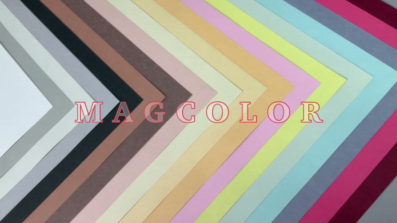 잡지로 만드는 재생지, 매그 MAG / 매그칼라 MAG COLOR - 두성종이 - YouTube