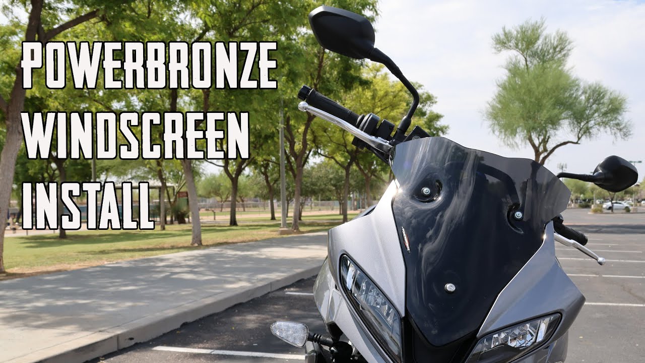 Powerbronze Windscreen Install - 2022 Triumph Tiger Sport 660 - YouTube