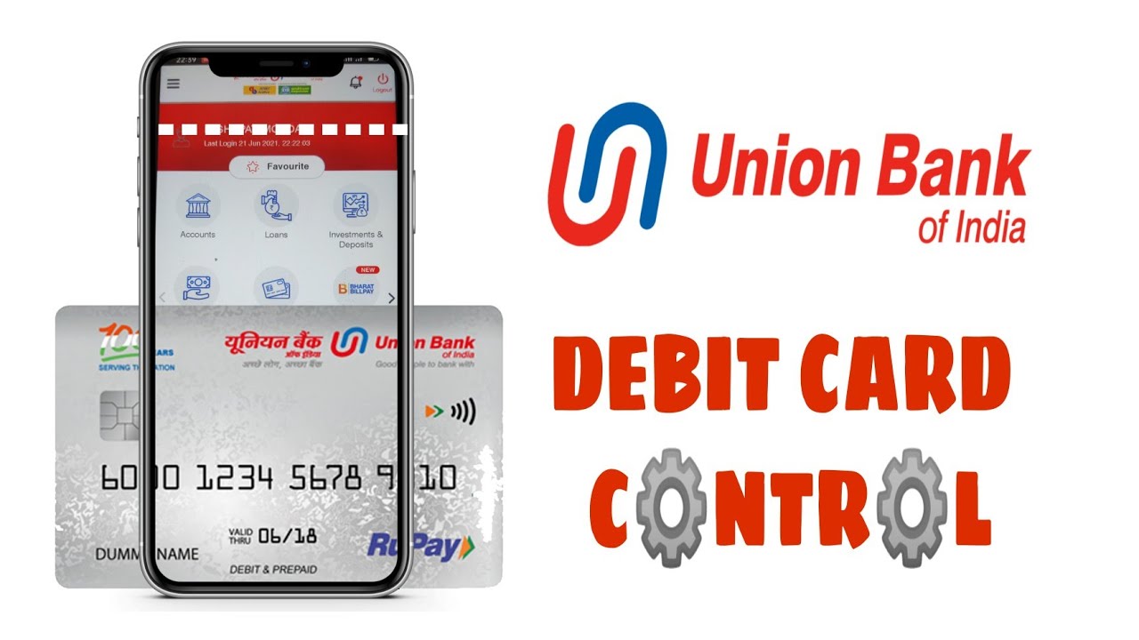 union bank ATM cum debit card control or management - YouTube