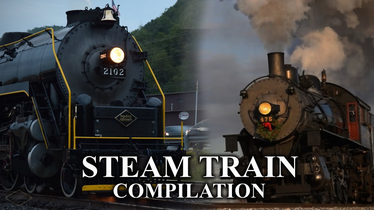 Steam Train Compilation | 2024 - YouTube