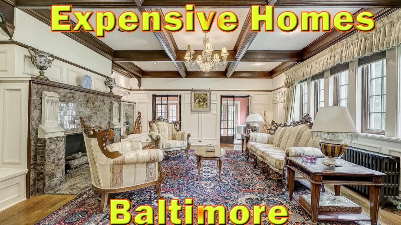 Expensive Baltimore Houses. Luxury mansions for sale in Baltimore - YouTube