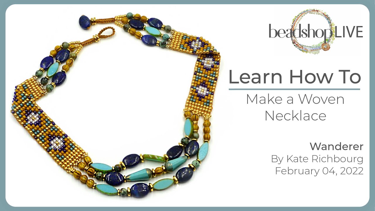 Free Tip Friday: Finishing a Woven Necklace - YouTube