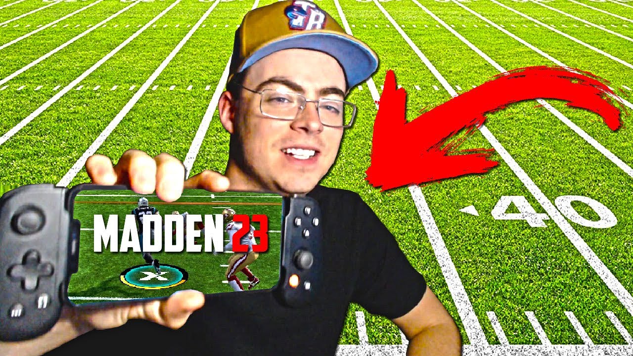 Playing Madden 23 On The New Backbone Gaming Controller - YouTube