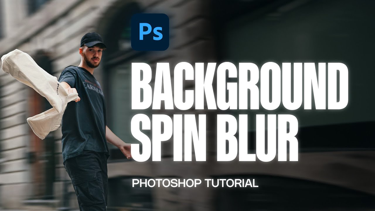 How to Add Camera Spin Blur to Your Background in Photoshop - YouTube