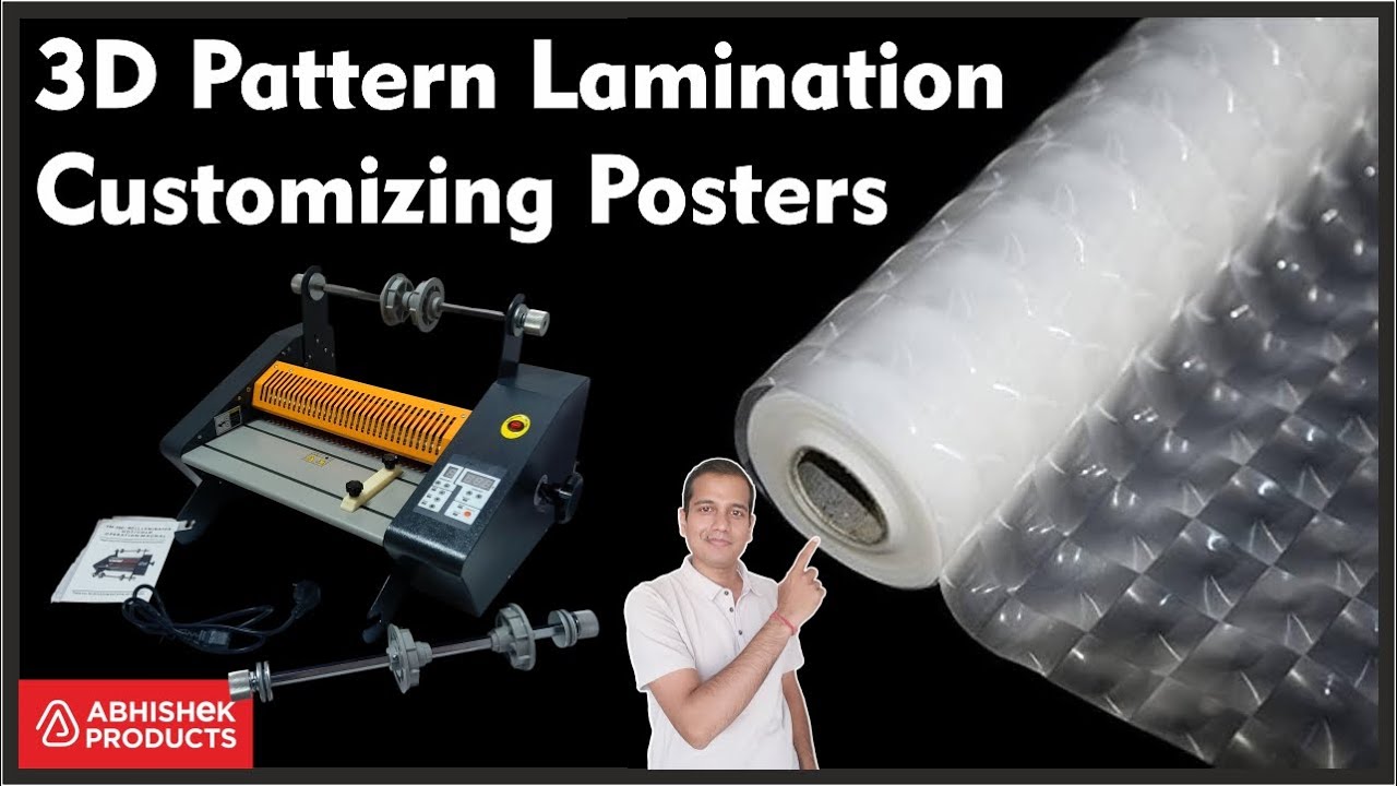 🌀 Add 3D Depth to Posters with Thermal Lamination Film | AbhishekID.com ...
